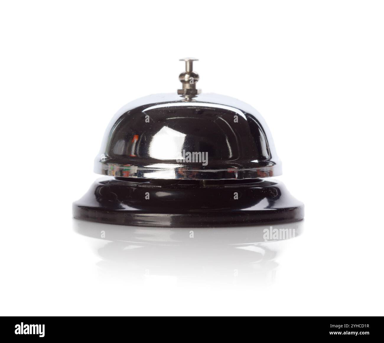 Service bell isolated white background Stock Photo - Alamy