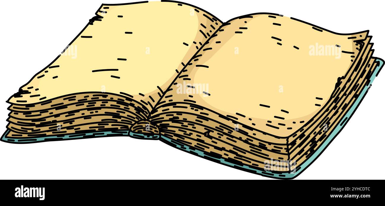 classic vintage book sketch hand drawn vector Stock Vector Image & Art ...
