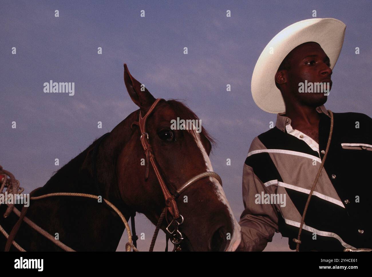 African American cowboy Stock Photo - Alamy