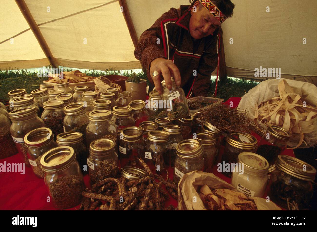 Traditional medicines, Canada Stock Photo - Alamy
