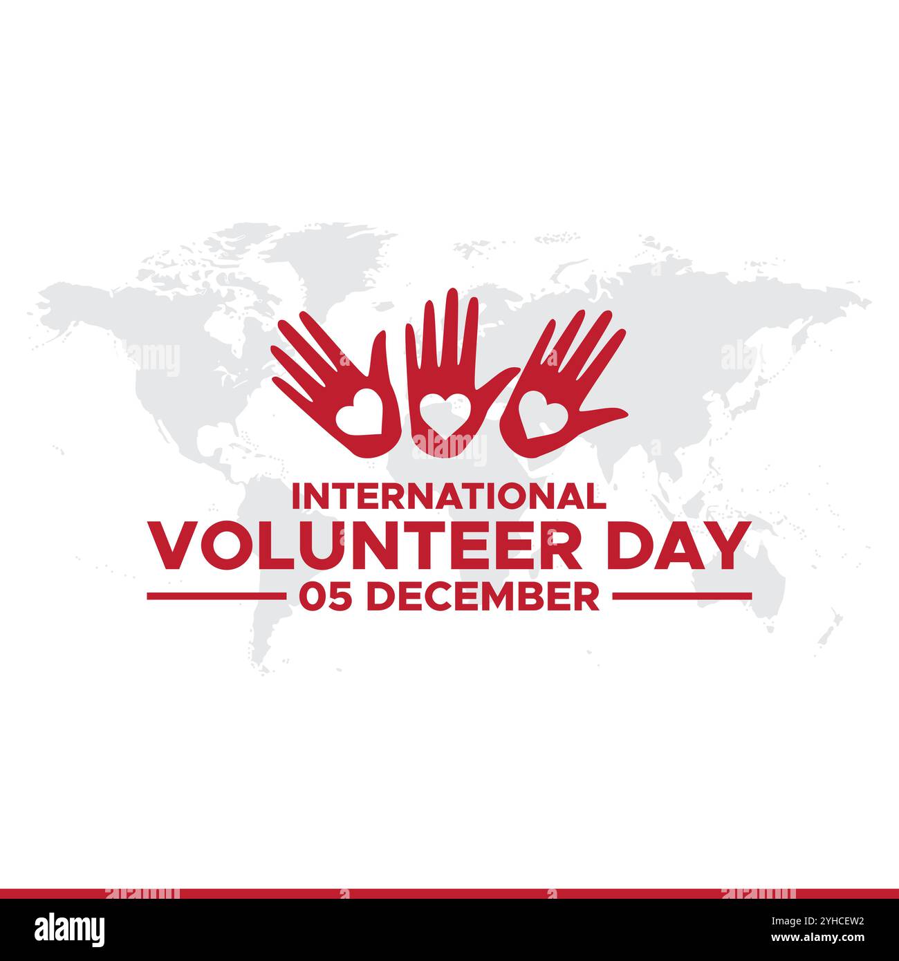 International volunteers day background celebrated on december 5.International Volunteer day is ...