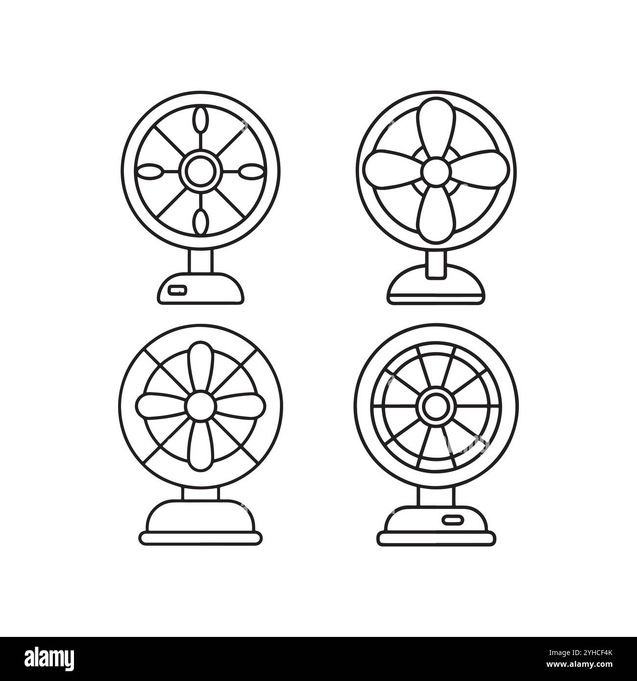 Cooling fan icon Black and White Stock Photos & Images - Alamy