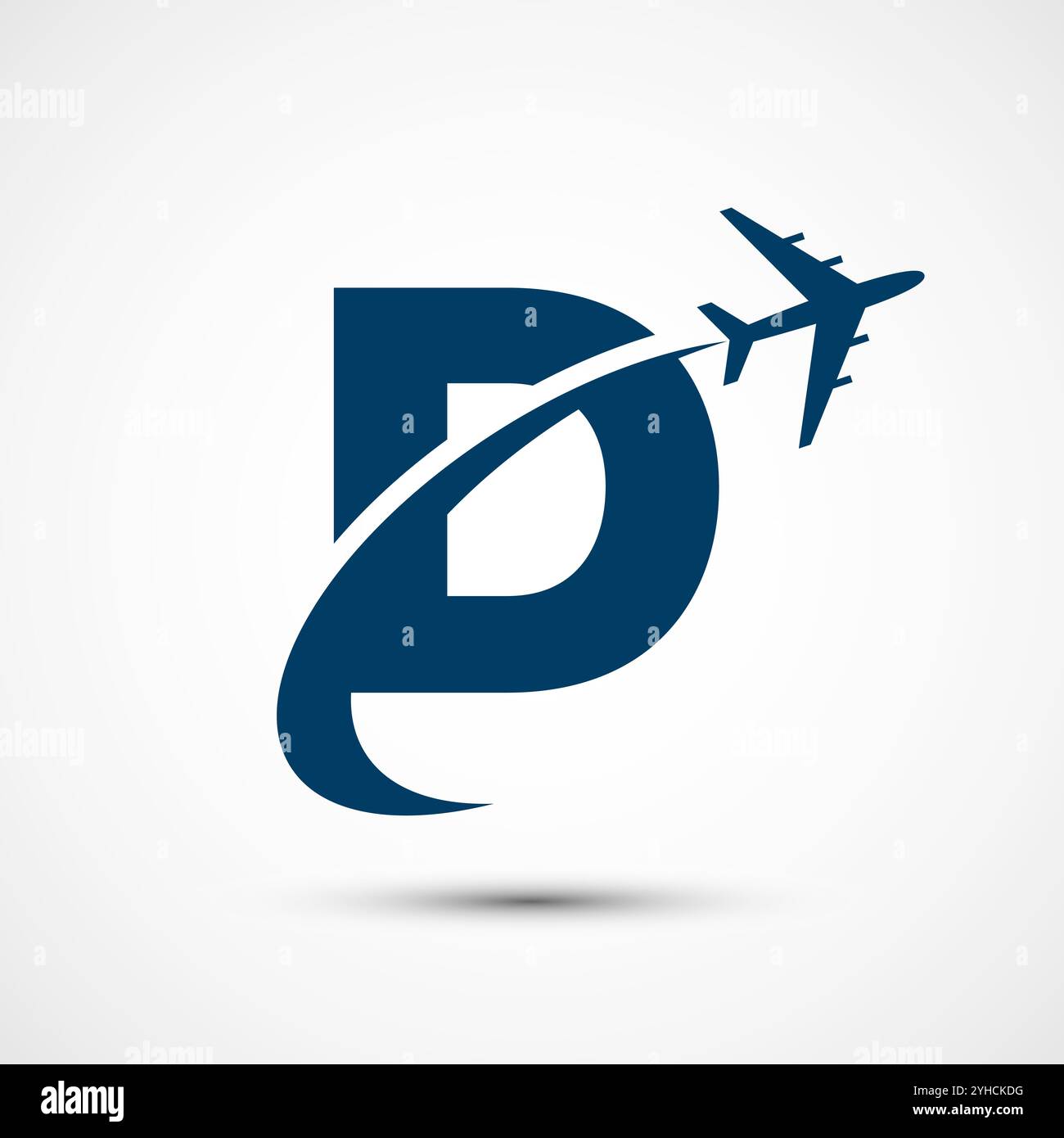 Alphabet with aero plane. Travel icon. Aviation logo sign, Flying ...