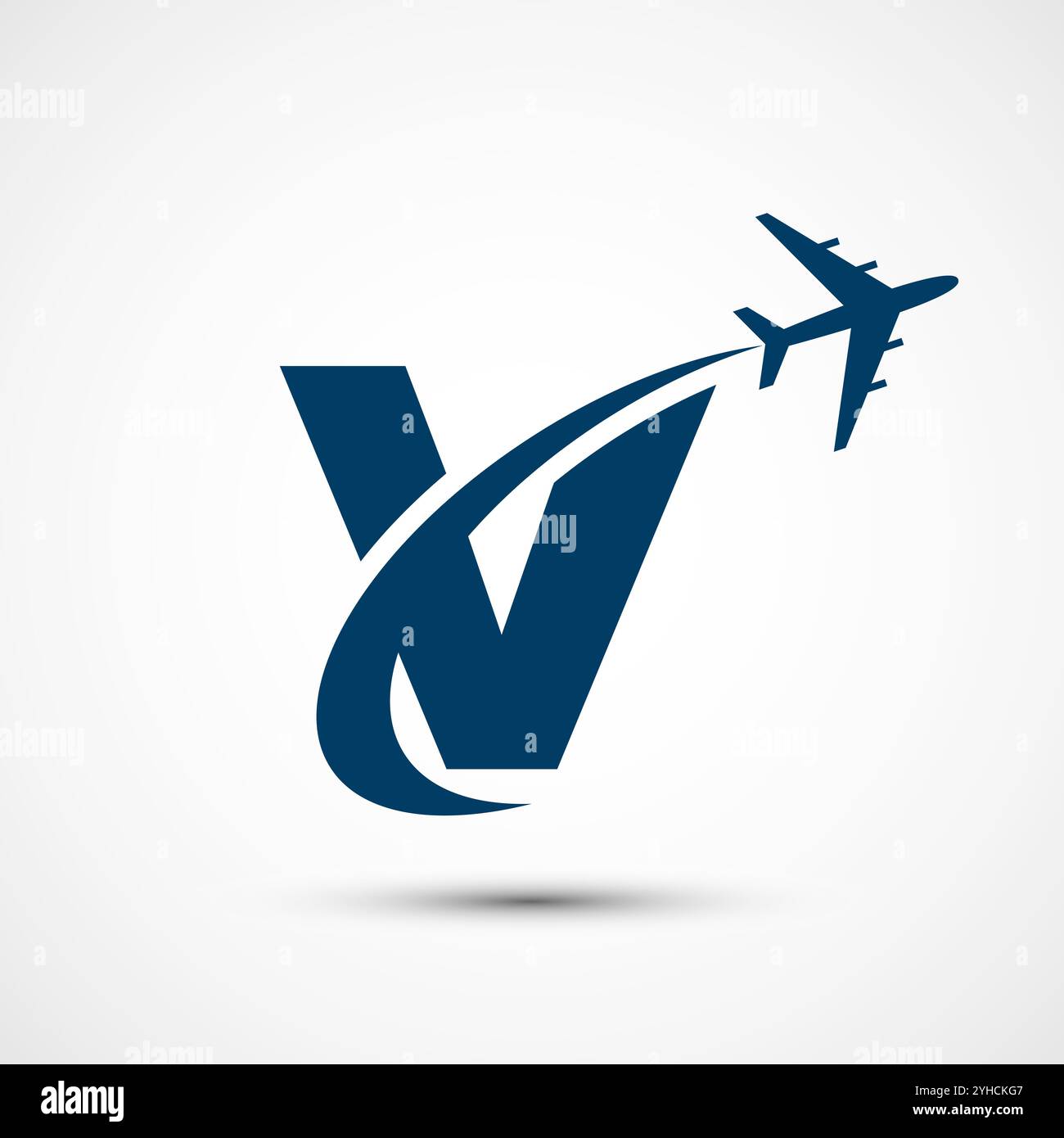 Alphabet with aero plane. Travel icon. Aviation logo sign, Flying ...