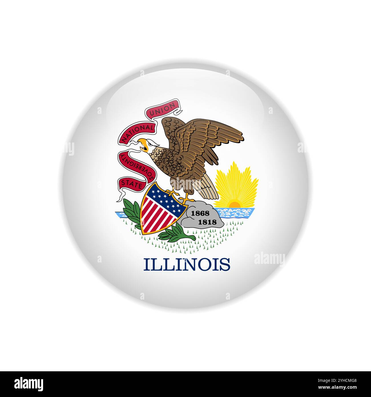 The illinois rendering Stock Vector Images - Alamy