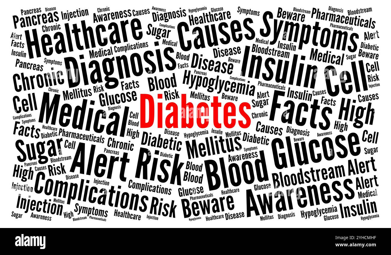 Diabetes mellitus symbol Cut Out Stock Images & Pictures - Alamy