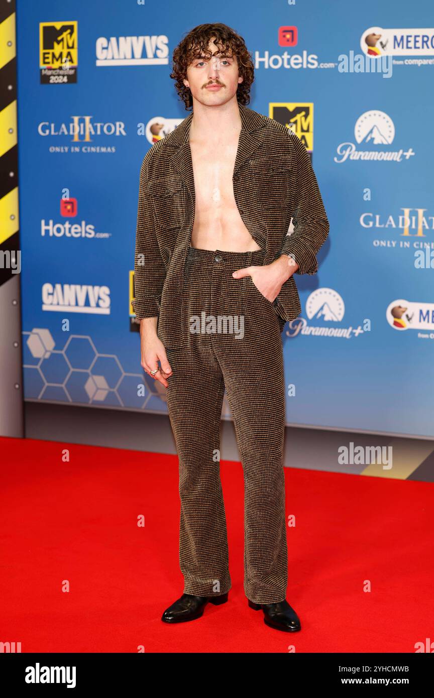 Benson Boone bei der Verleihung der MTV European Music Awards 2024 in ...