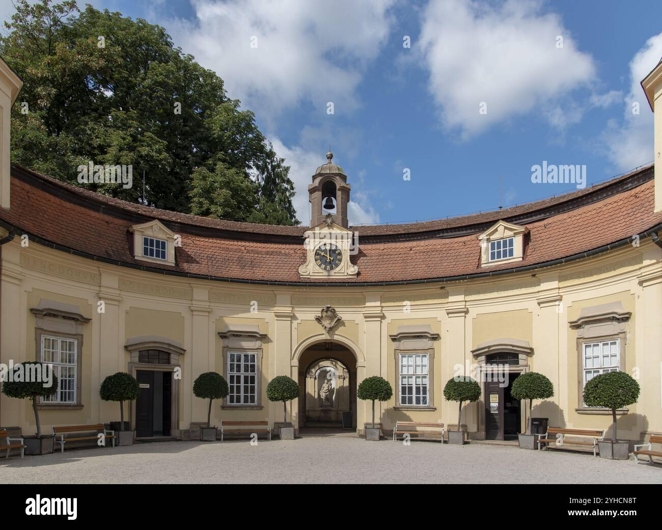 Buchlovice castle, Czech republic. Ancient heritage exterior built in ...