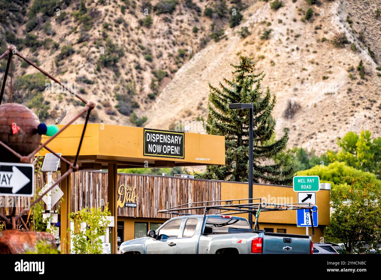 Glenwood Springs, USA - September 29, 2022: Marijuana dispensary store ...