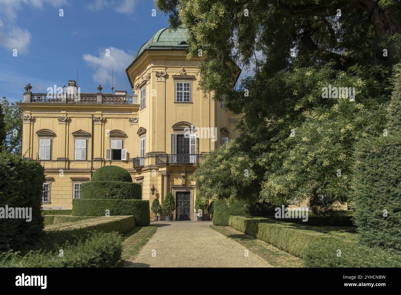 Buchlovice castle, Czech republic. Ancient heritage exterior built in ...