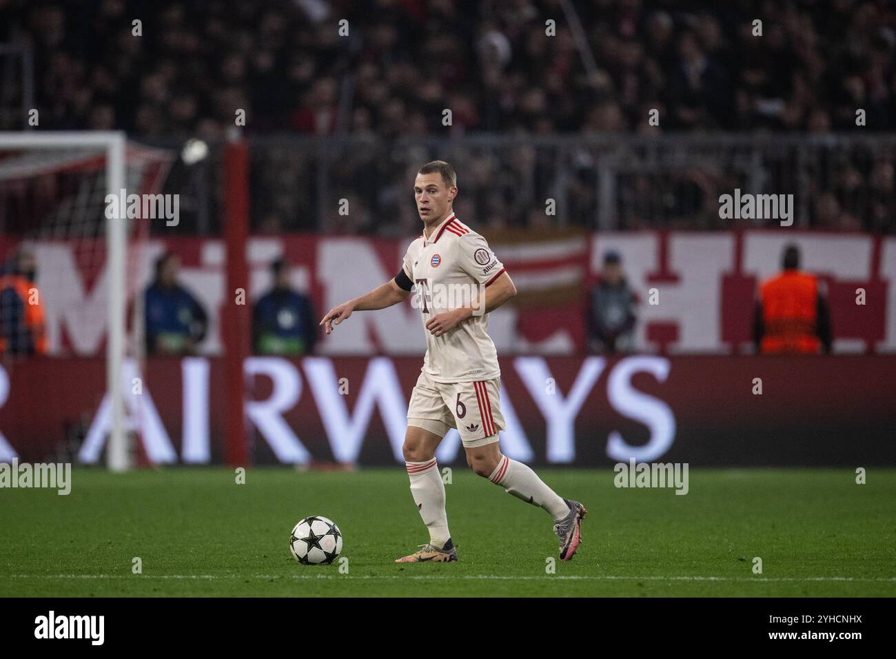 MUNICH, GERMANY - NOVEMBER 6: Joshua Kimmich of FC Bayern Munich during ...