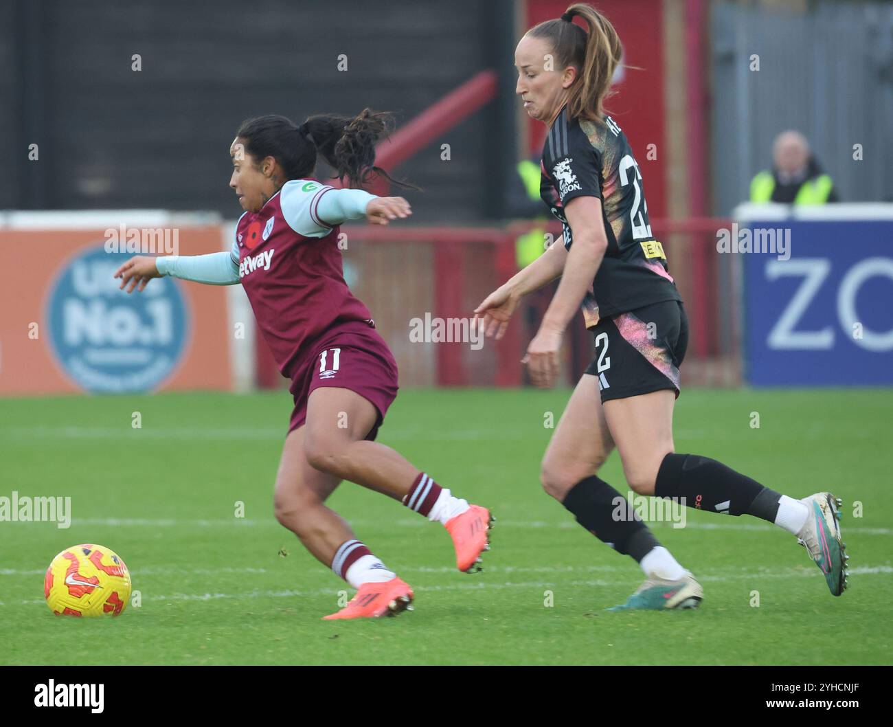 London, UK. 10th Nov, 2024. LONDON, ENGLAND - L-R Manuela Pav' of West ...