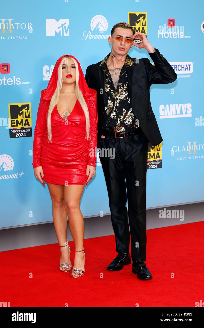 Gilda Provenzano und Samuele Bragelli bei der Verleihung der MTV ...