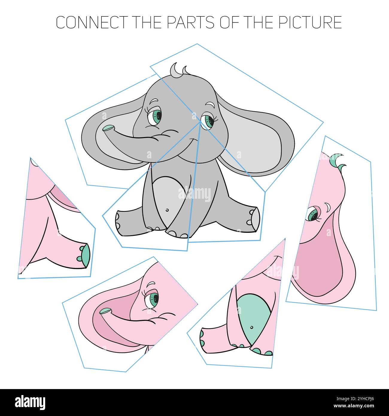 Elephant puzzle pieces hi-res stock photography and images - Alamy