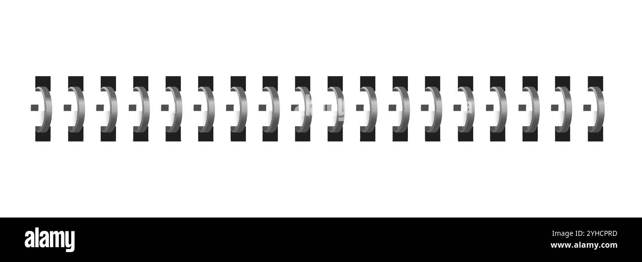 Spiral wire springs. Realistic metal spiral binder. Vector coils for ...