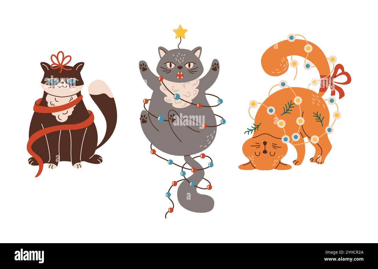 Merry christmas animation animals in hi-res stock photography and ...