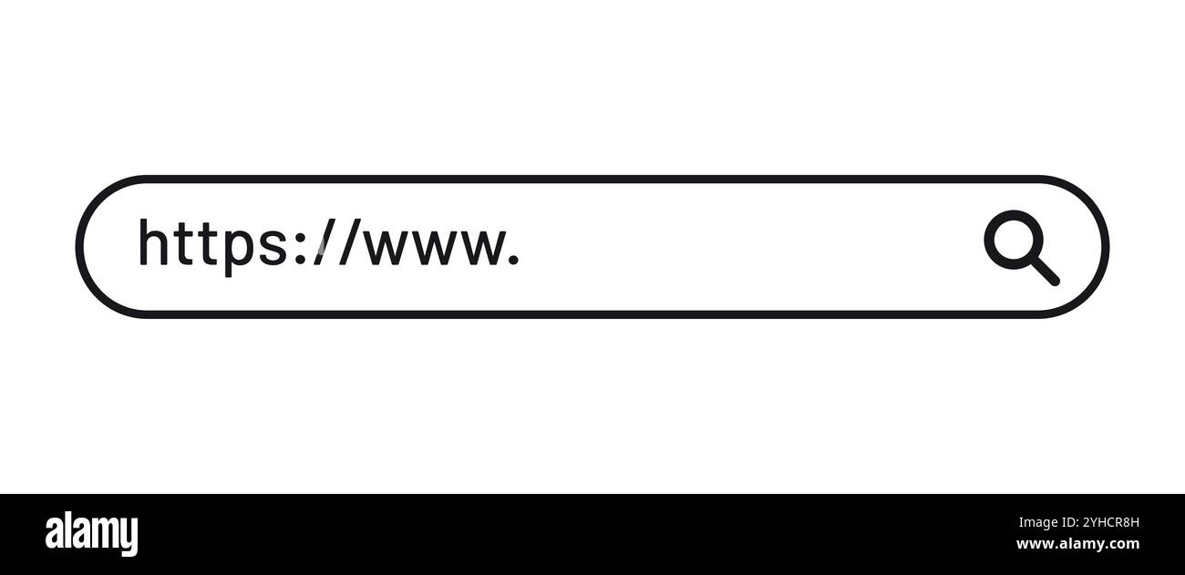 Search bar for website template Stock Vector Image & Art - Alamy