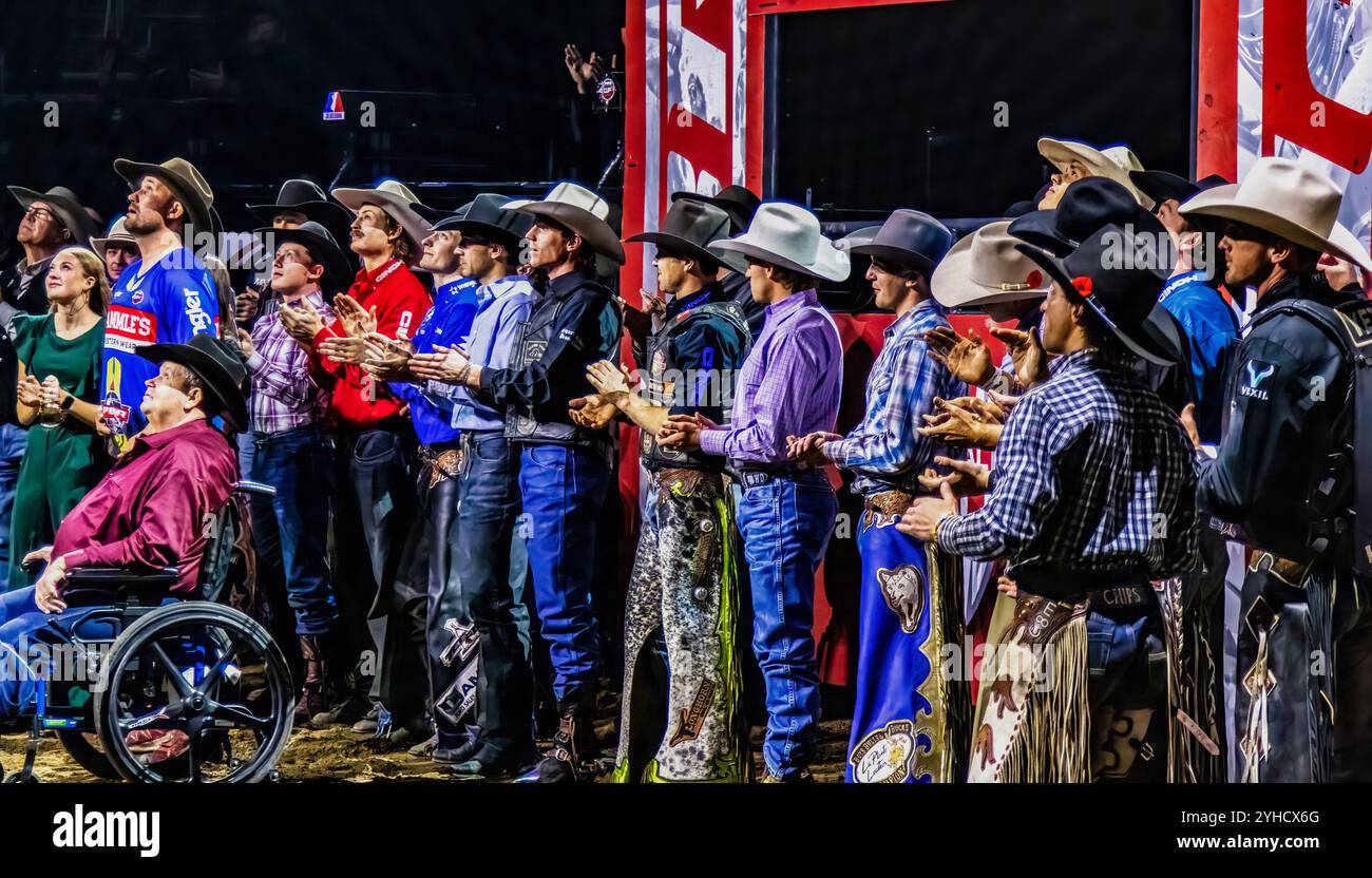 Ty Preston is honored for his years of service on his last event as a ...