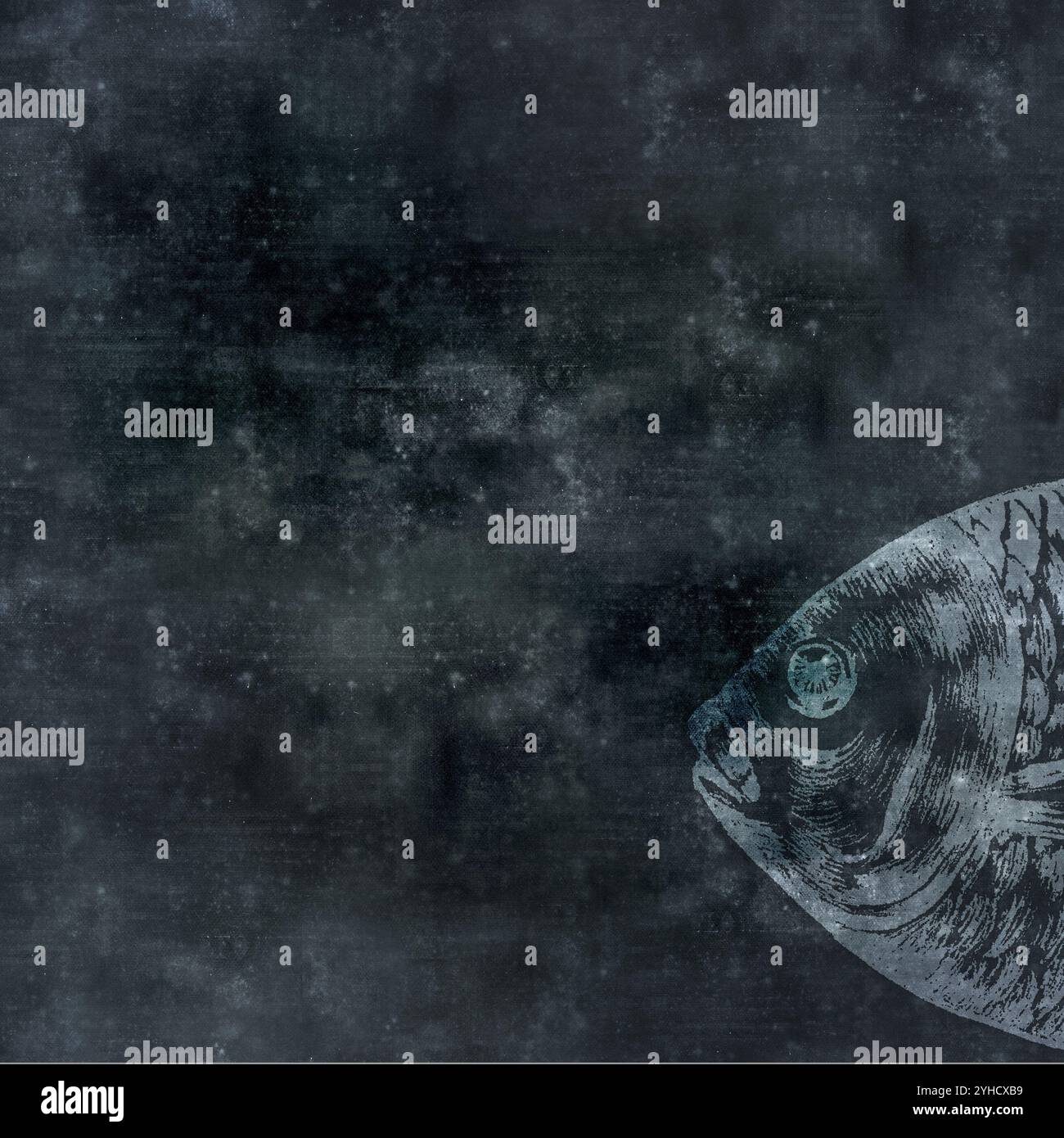 stylish square textured old paper background with ink Drawing of Canary ...