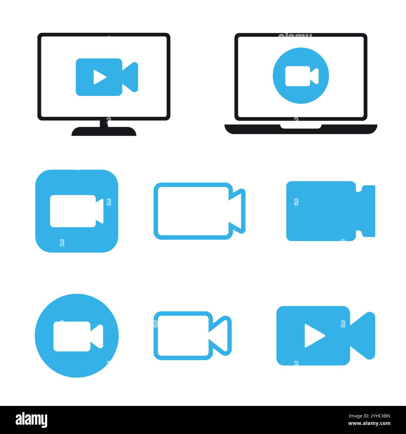 Live media streaming symbol for social media Stock Vector Image & Art ...