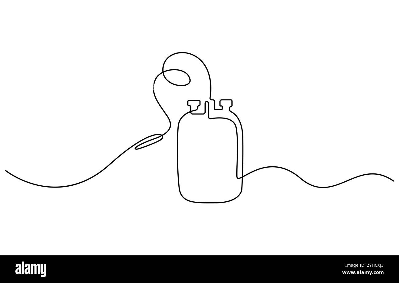 continuous line drawing of blood bag.one line drawing of medical blood ...
