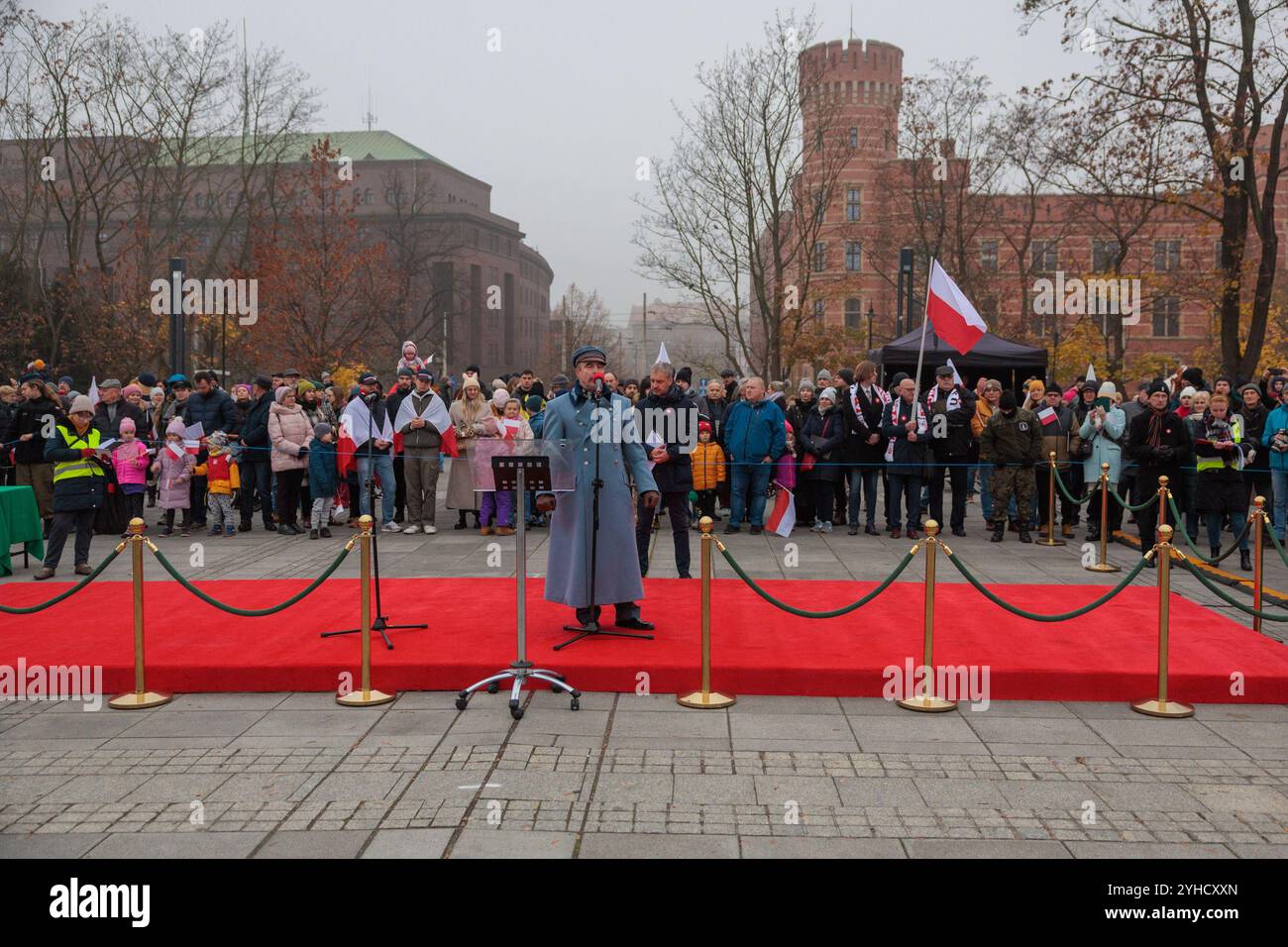 Wroclaw, Wroclaw, Poland. 11th Nov, 2024. On November 11, Wroclaw celebrated Independence Day ...