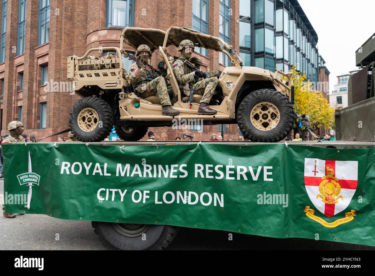 Royal Marines Reserve (City of London)at the Lord Mayor's Show parade ...