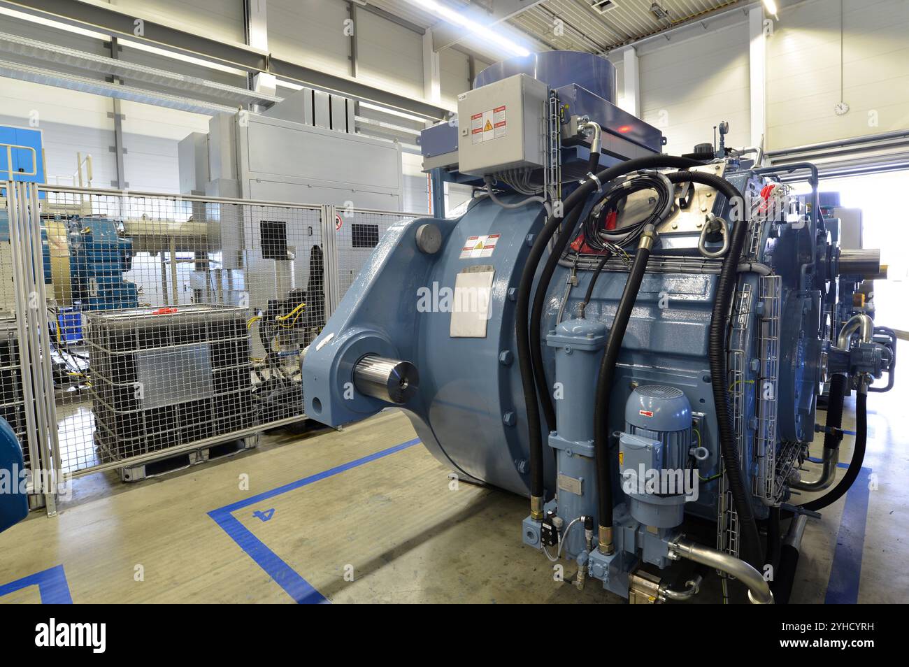 Production of gearboxes for wind turbines in a modern industrial plant ...