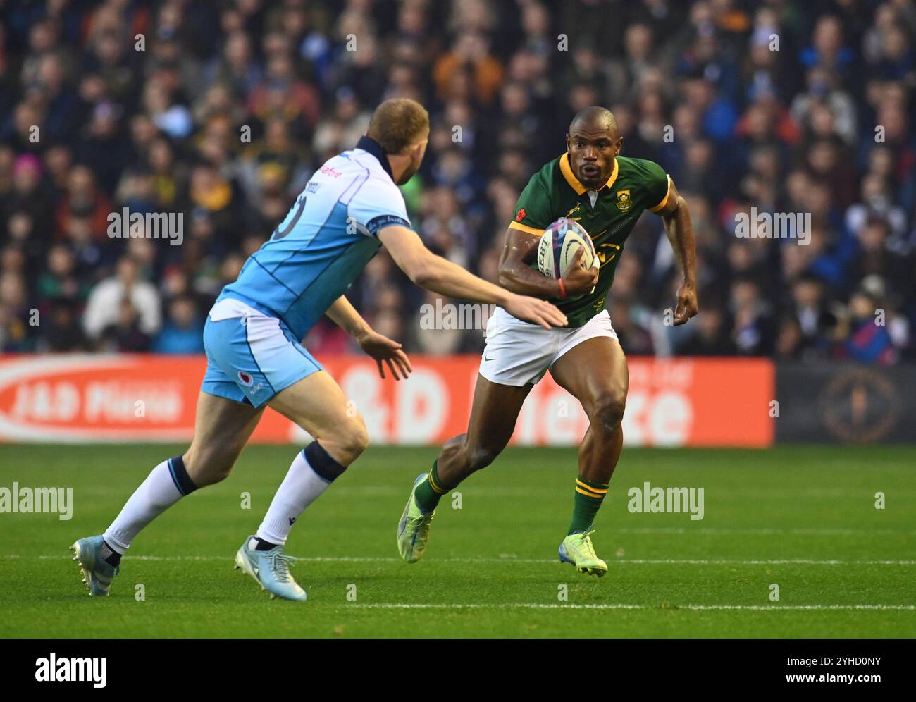 Scotland v south africa makazole mapimpi hi-res stock photography and ...
