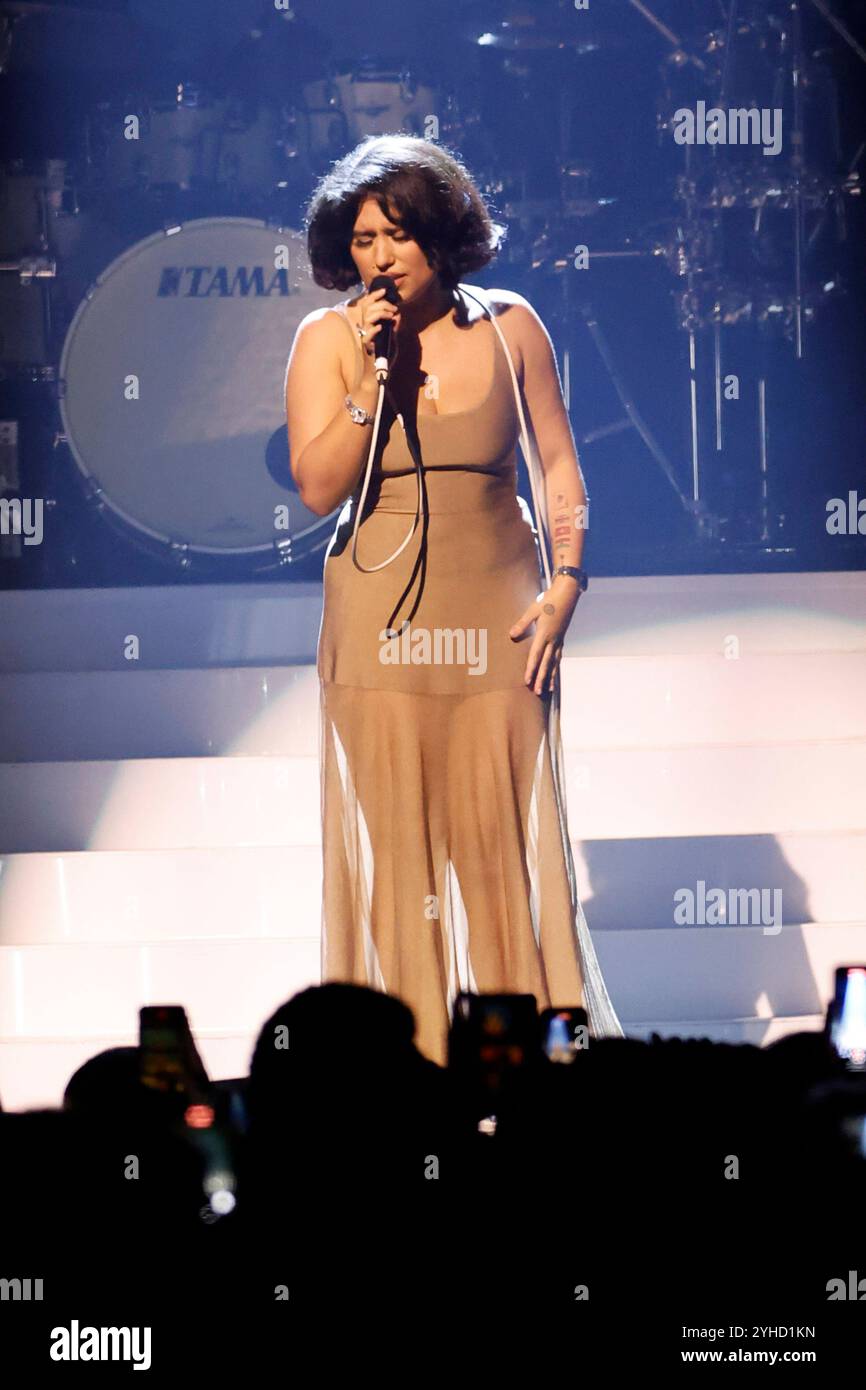 Raye bei der Verleihung der MTV European Music Awards 2024 in der Co-op ...
