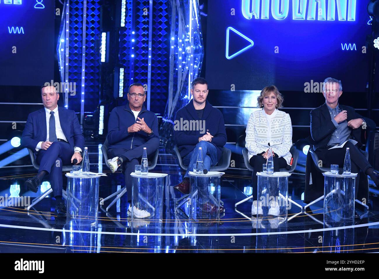 Rome: Rai Headquarters Via Asiago. Presentation of "Sanremo Giovani ...