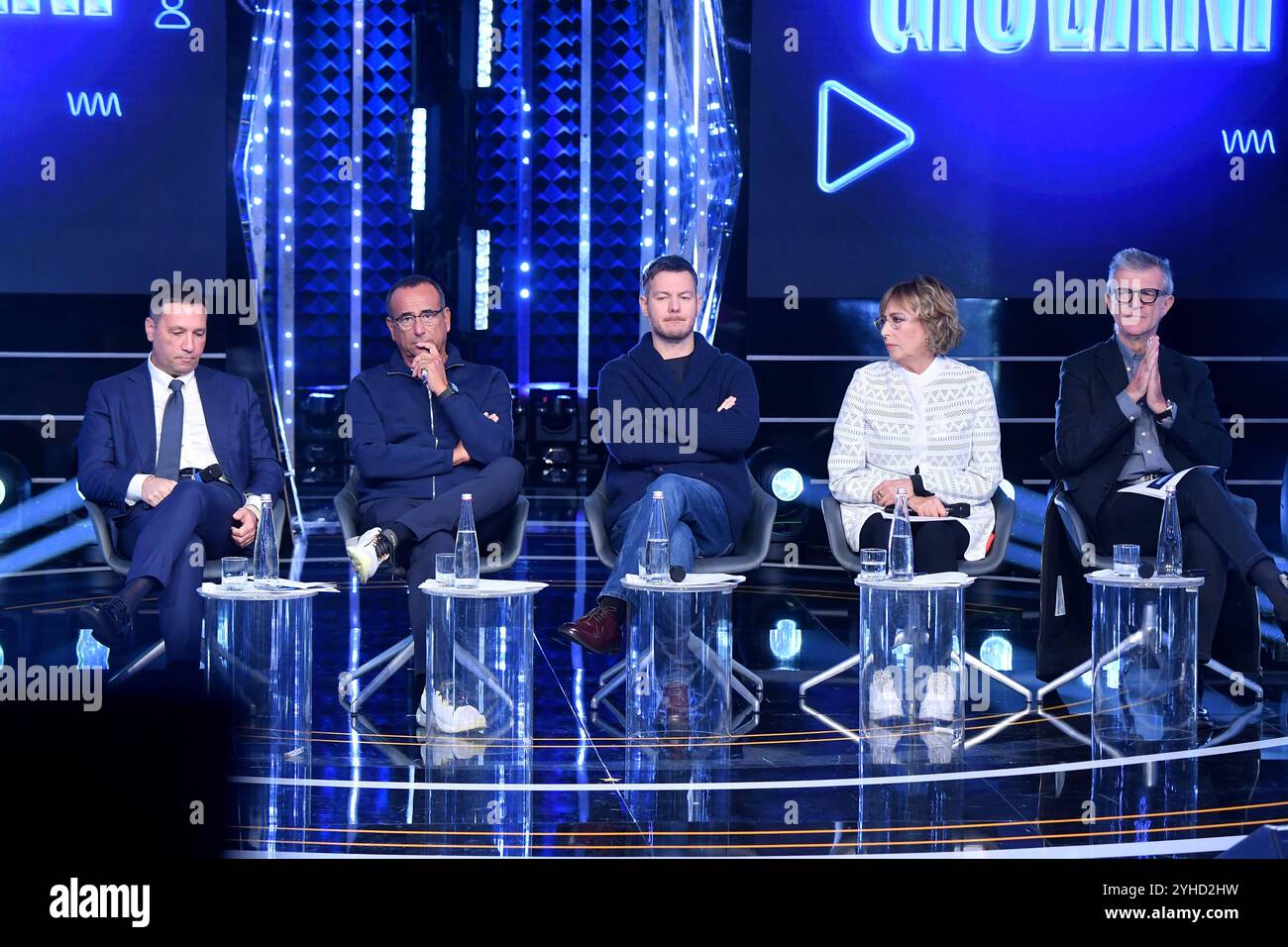 Rome: Rai Headquarters Via Asiago. Presentation of "Sanremo Giovani ...