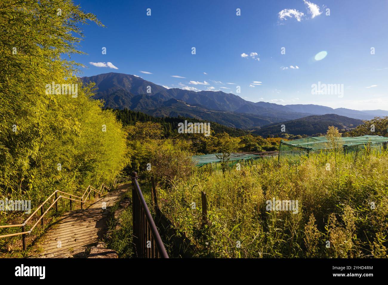 Nakasendo Trail Landscape in Japan Stock Photo - Alamy