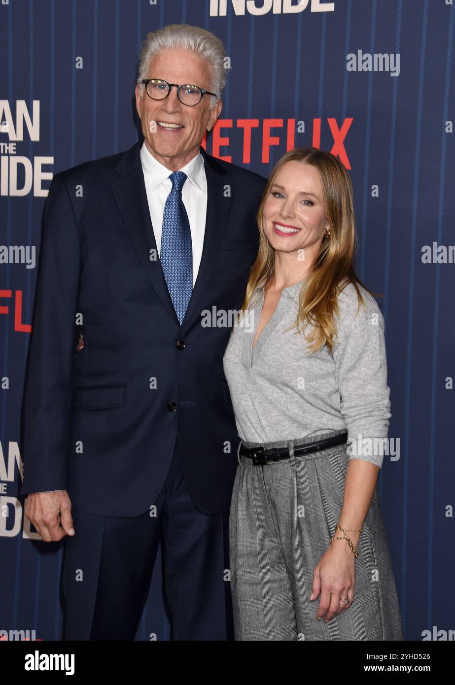 Los Angeles, USA. 10th Nov, 2024. Ted Danson and Kristen Bell arriving ...
