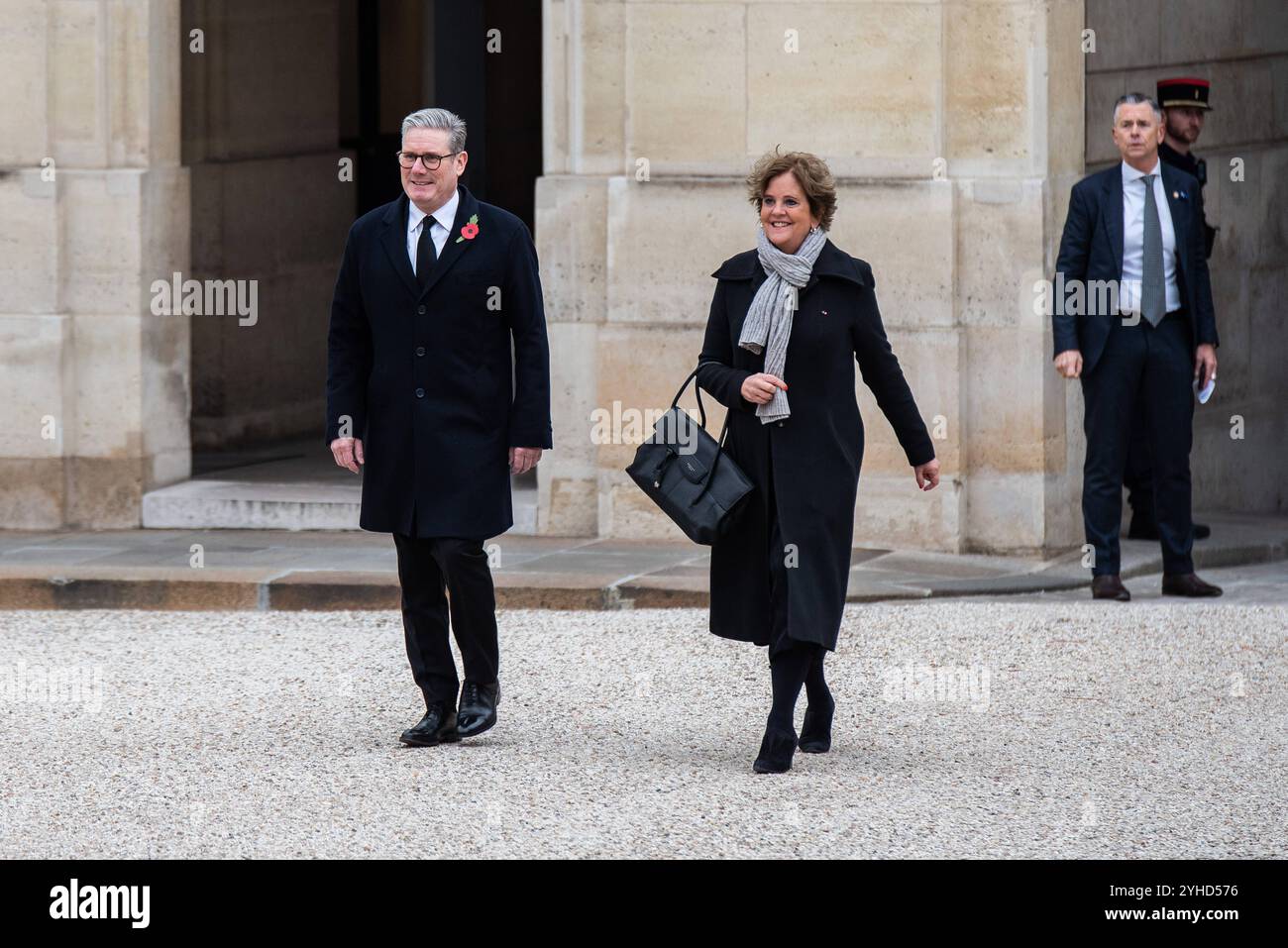FRANCE- POLITICS-TOP LEVEL SUMMIT-UK-ARMISTICE-WW1 French President ...