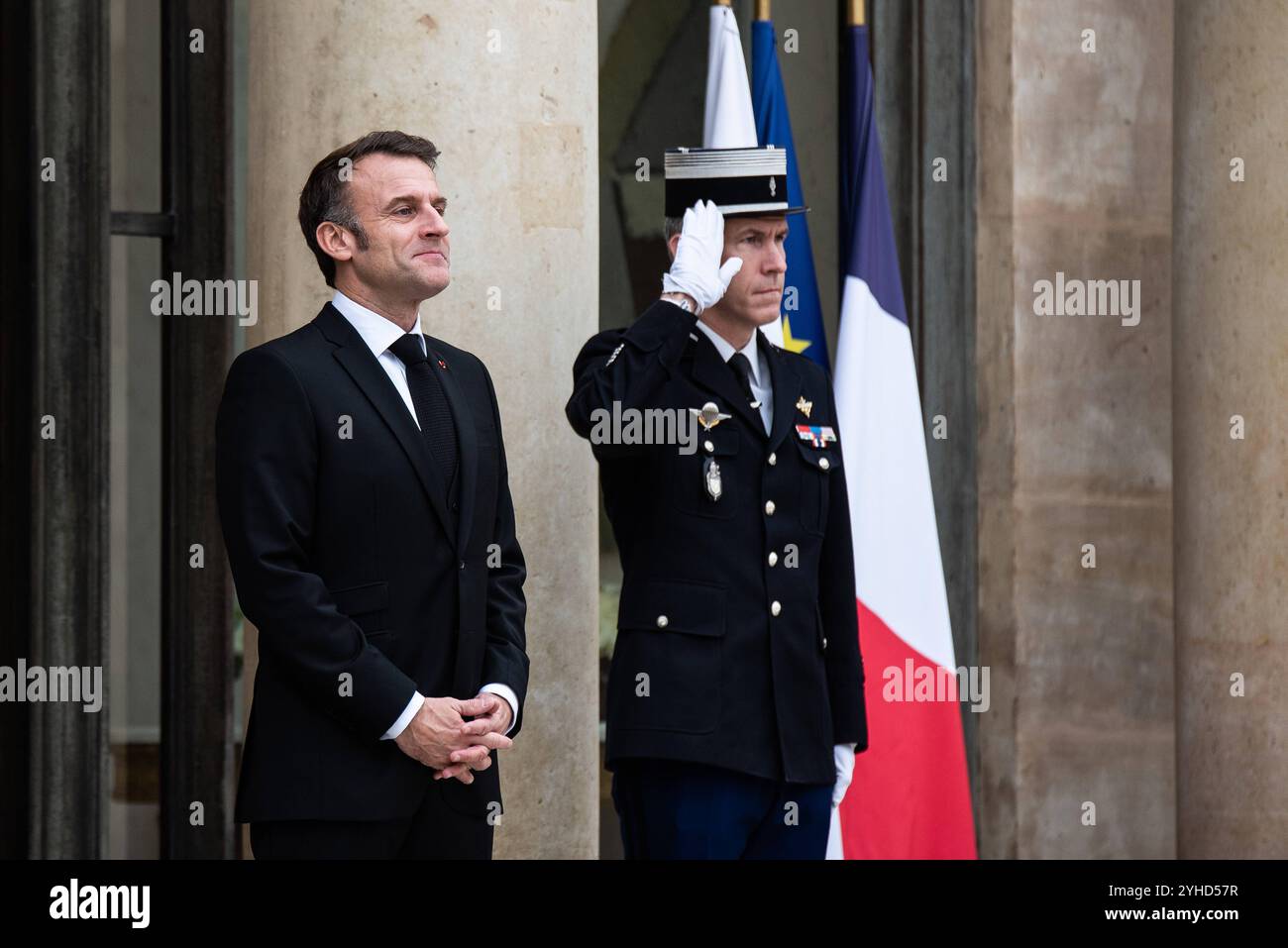 FRANCE- POLITICS-TOP LEVEL SUMMIT-UK-ARMISTICE-WW1 French President ...