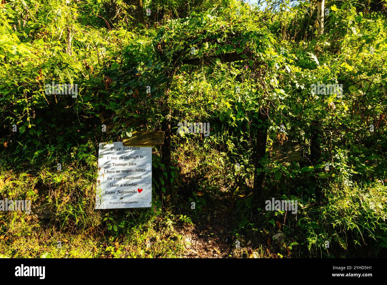Nakasendo Trail Landscape in Japan Stock Photo - Alamy