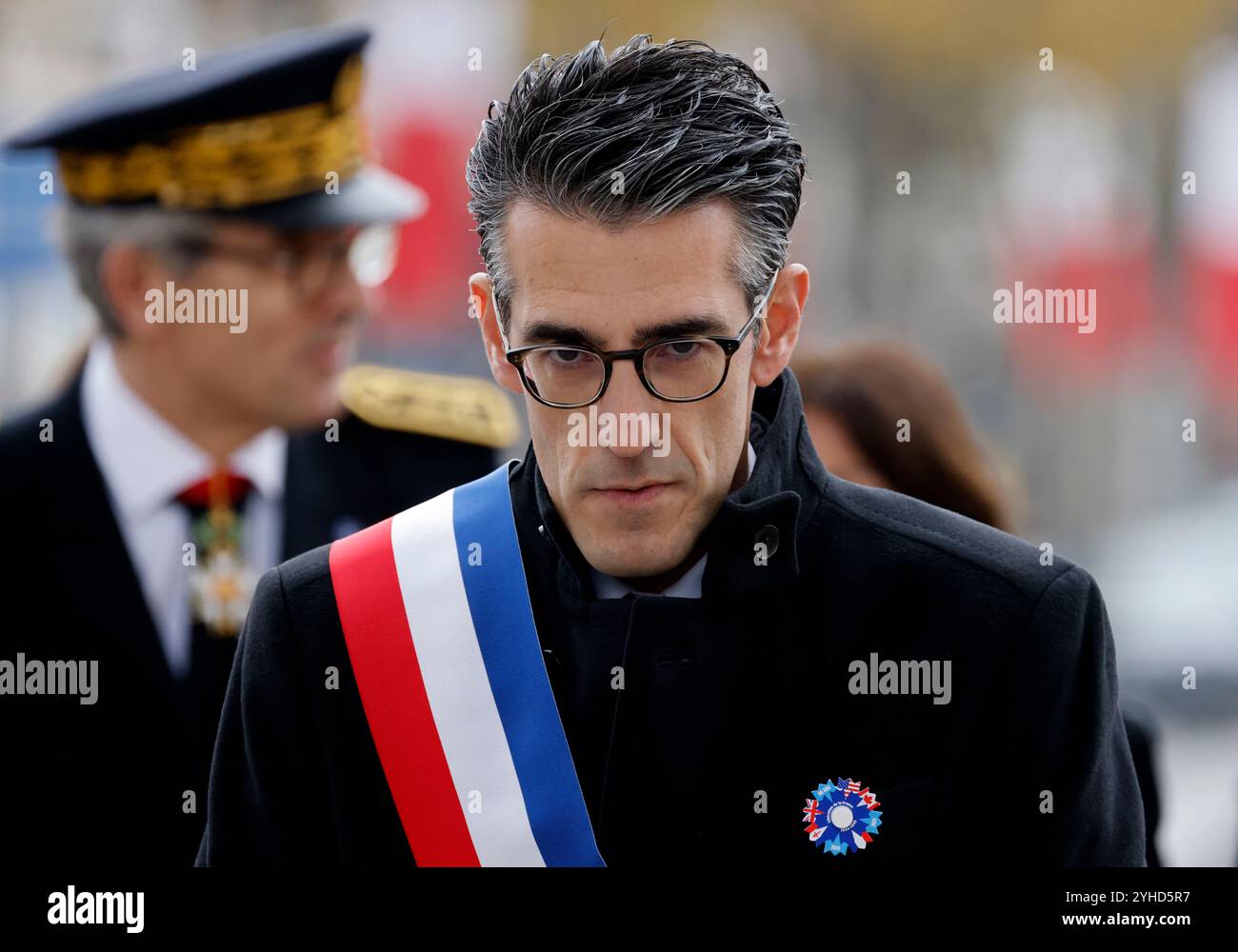 Mayor of the 16th arrondissement of Paris Jeremy Redler during ...