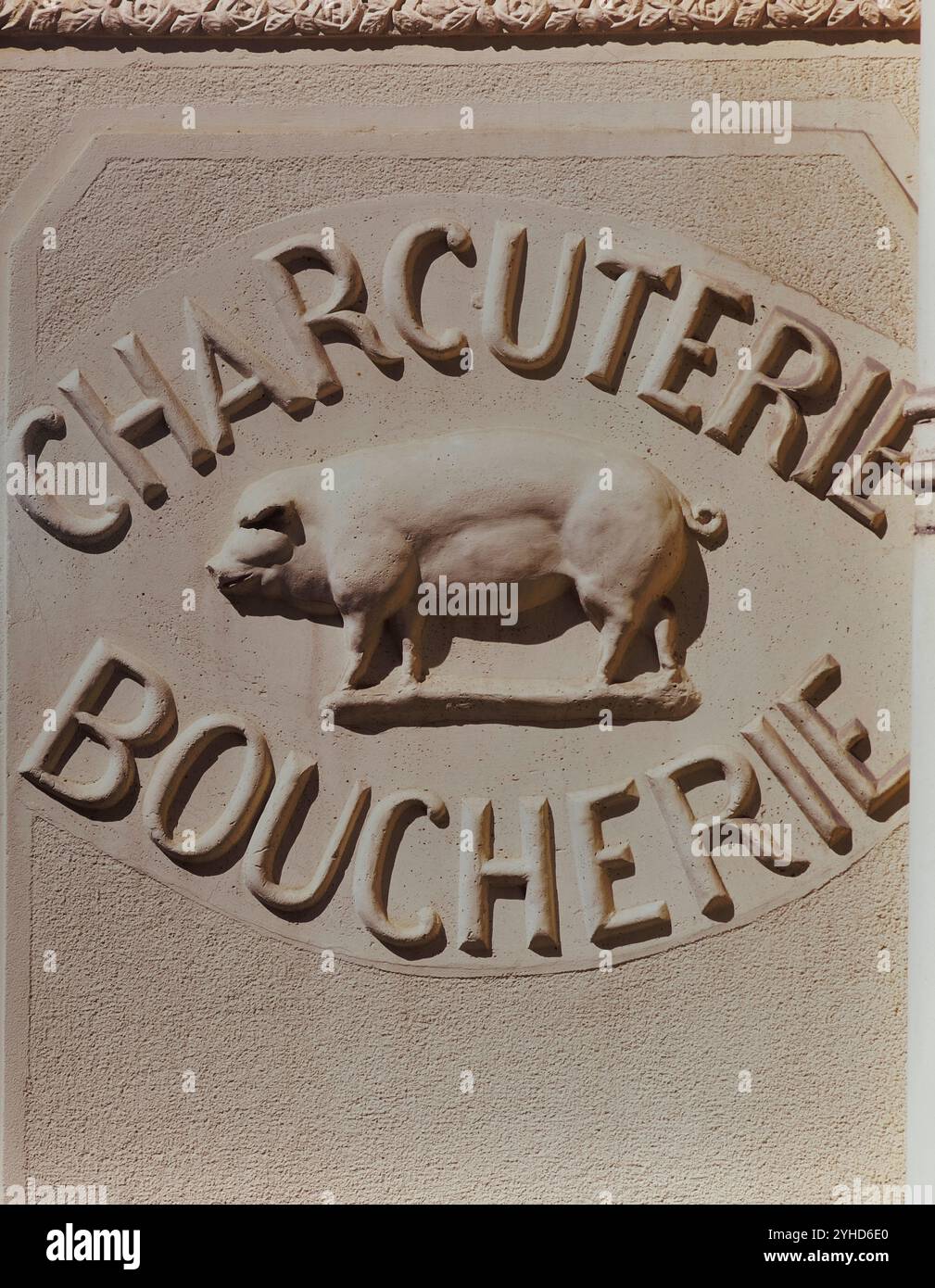 Charcuterie Boucherie. Pork butcher's. Beaulieu Sur Mer, France Stock ...