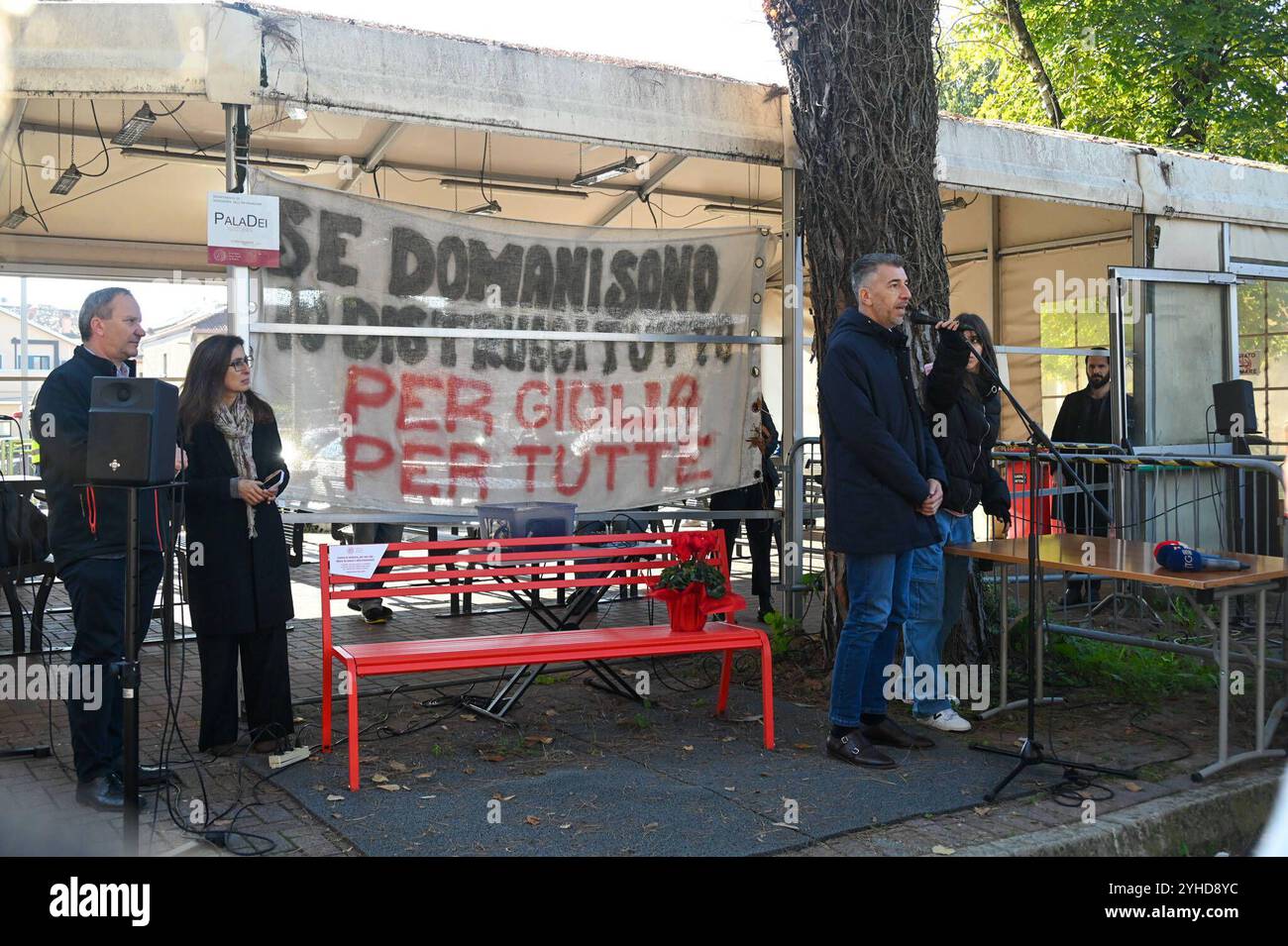 News - Remembrance of Giulia Cecchettin Gino Cecchettin during the ...