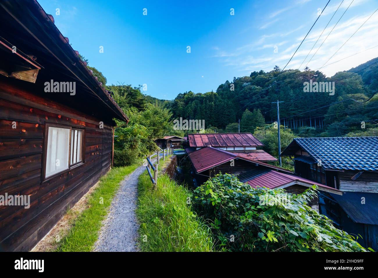 Nakasendo Trail Landscape in Japan Stock Photo - Alamy