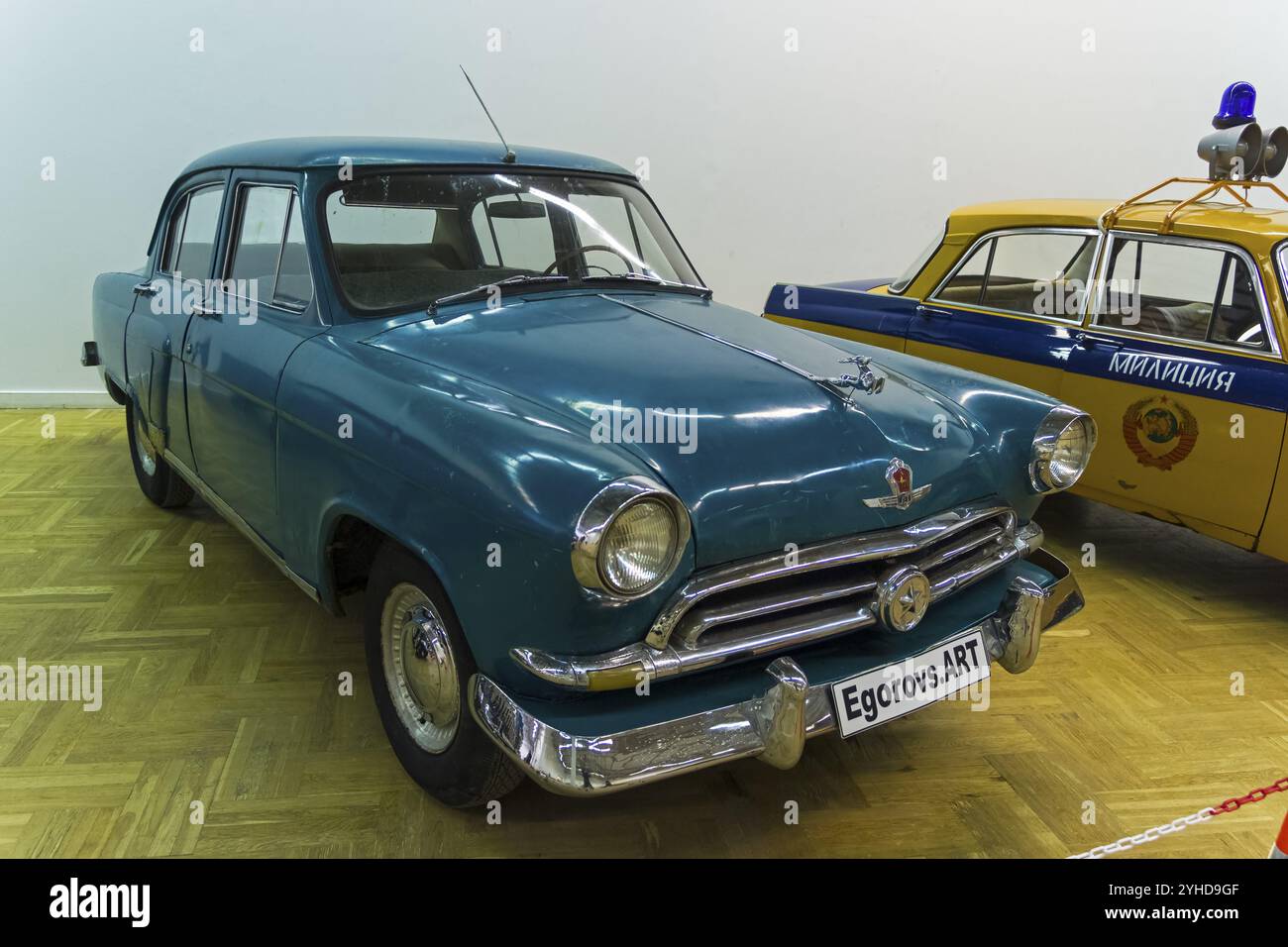 Moscow, Russia, November 10, 2018: Volga GAZ M-21 car (made in 1959) at ...
