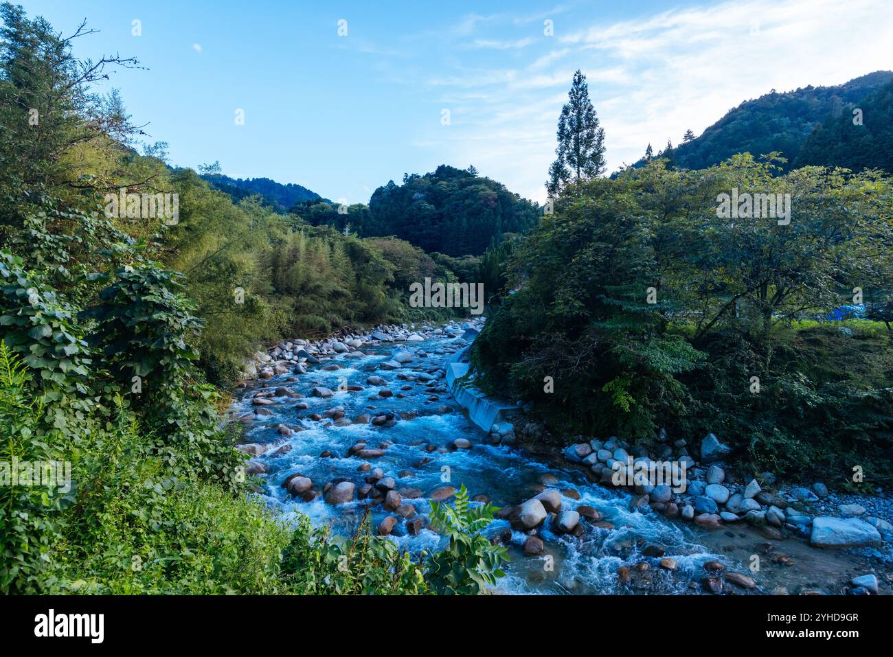 Nakasendo Trail Landscape in Japan Stock Photo - Alamy