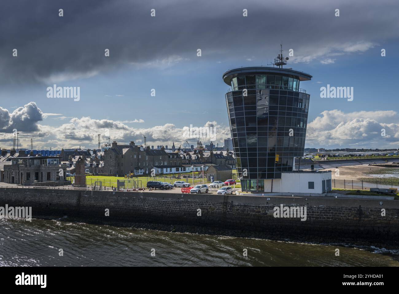 Aberdeen harbour control tower hi-res stock photography and images - Alamy