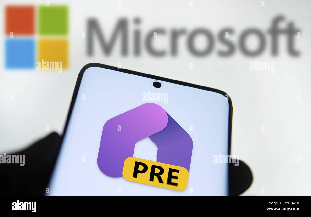 Dhaka, Bangladesh- 05 Nov 2024: microsoft dev home logo is displayed on ...