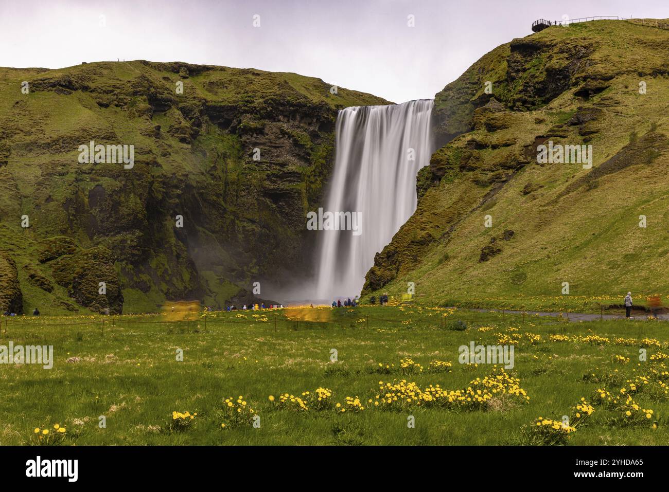 Skogafoss one famous waterfalls hi-res stock photography and images - Alamy