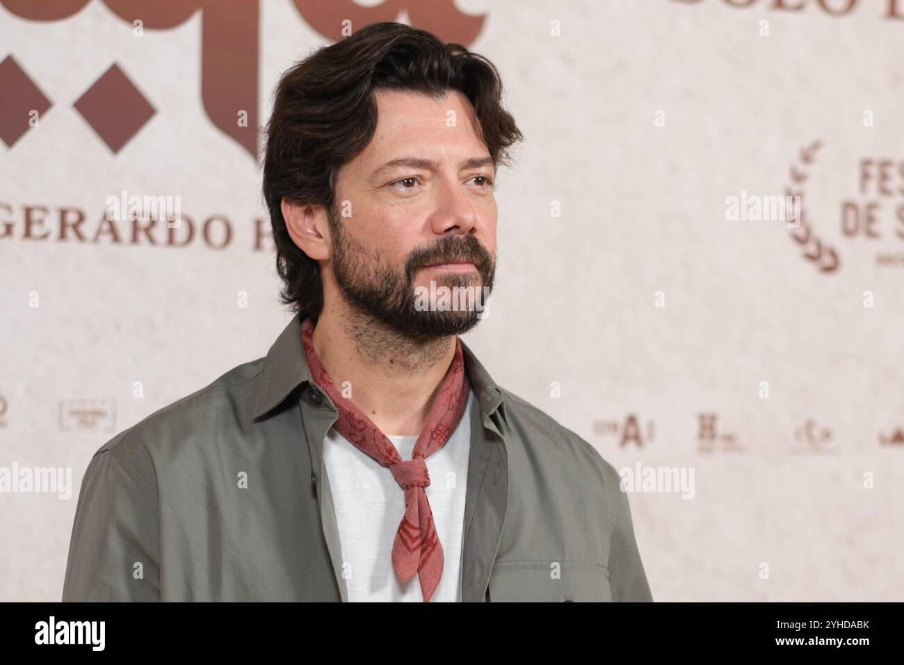 actor Alvaro Morte attend the 'Raqa' photocall at the URSO Hotel on ...