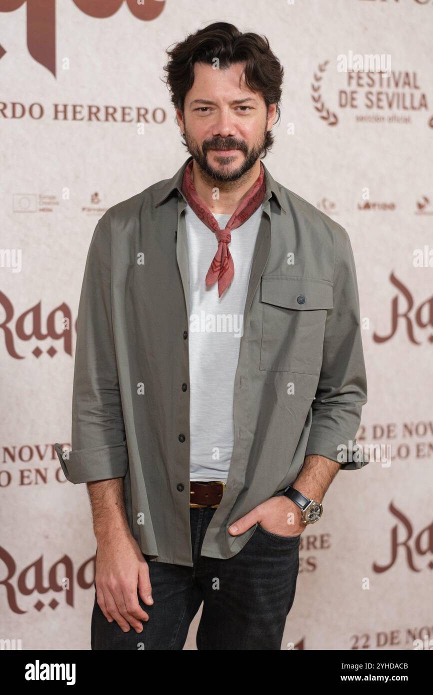 actor Alvaro Morte attend the 'Raqa' photocall at the URSO Hotel on ...