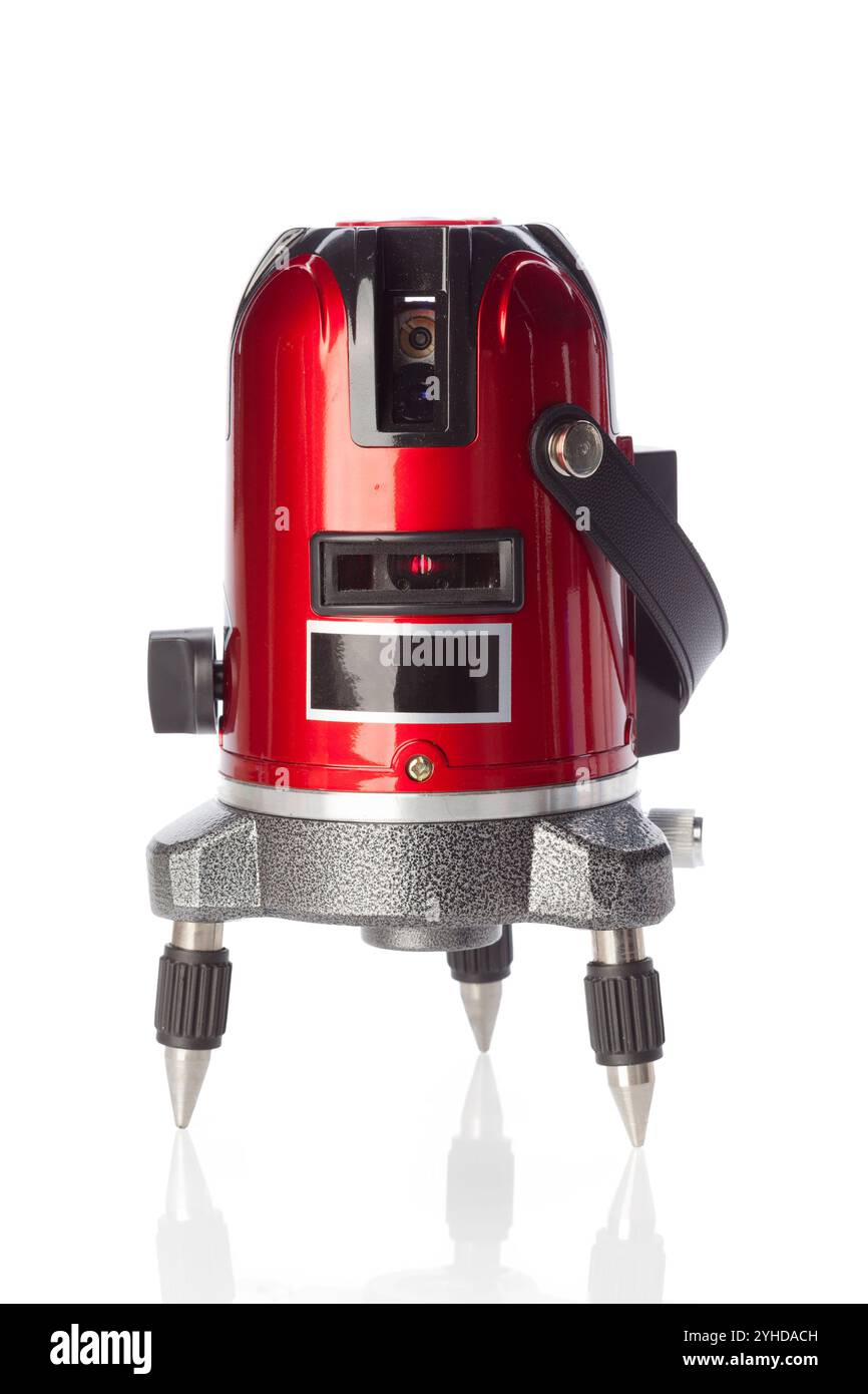 Lighted laser level Stock Photo - Alamy