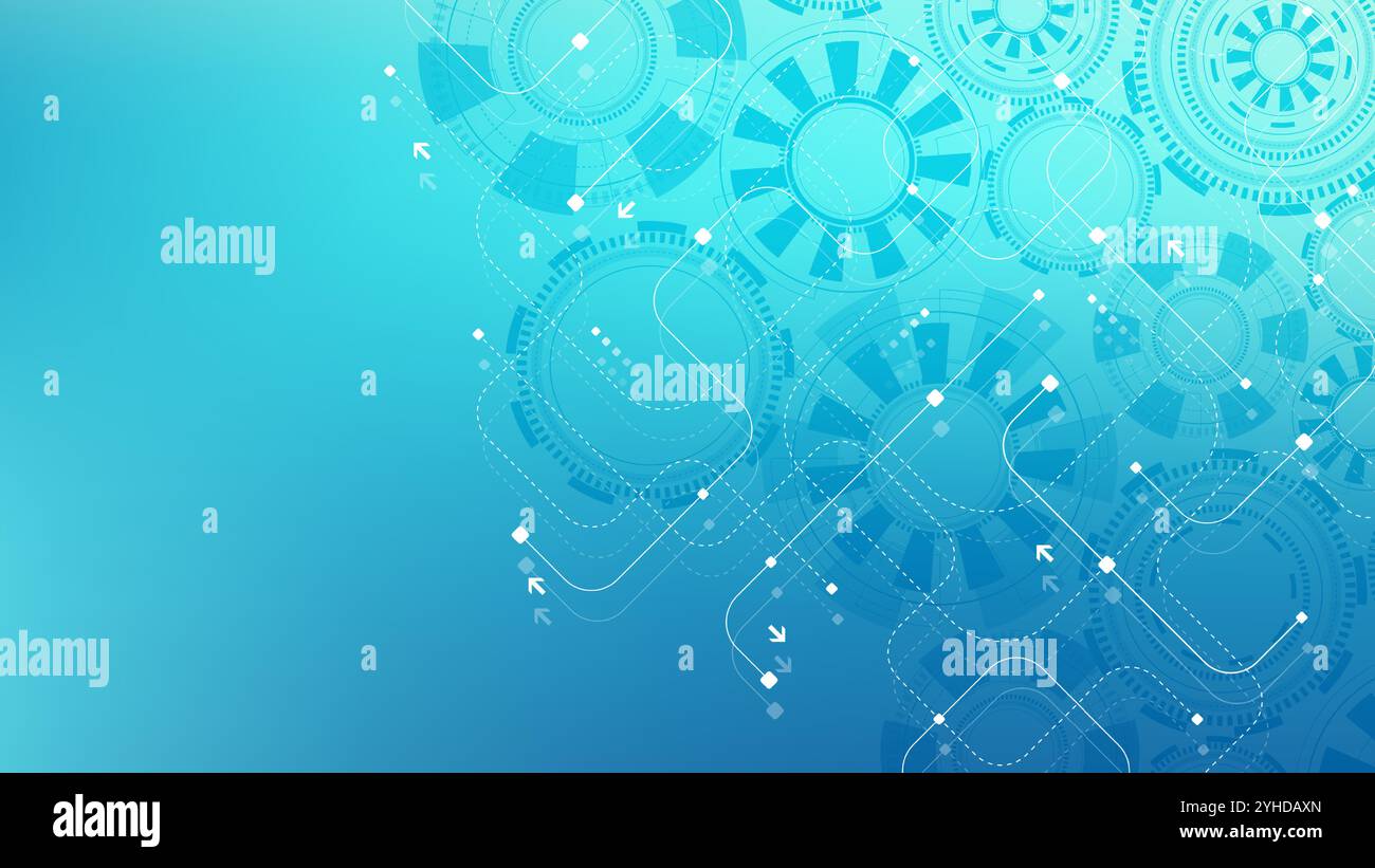 Abstract digital technology background with circuit board texture ...